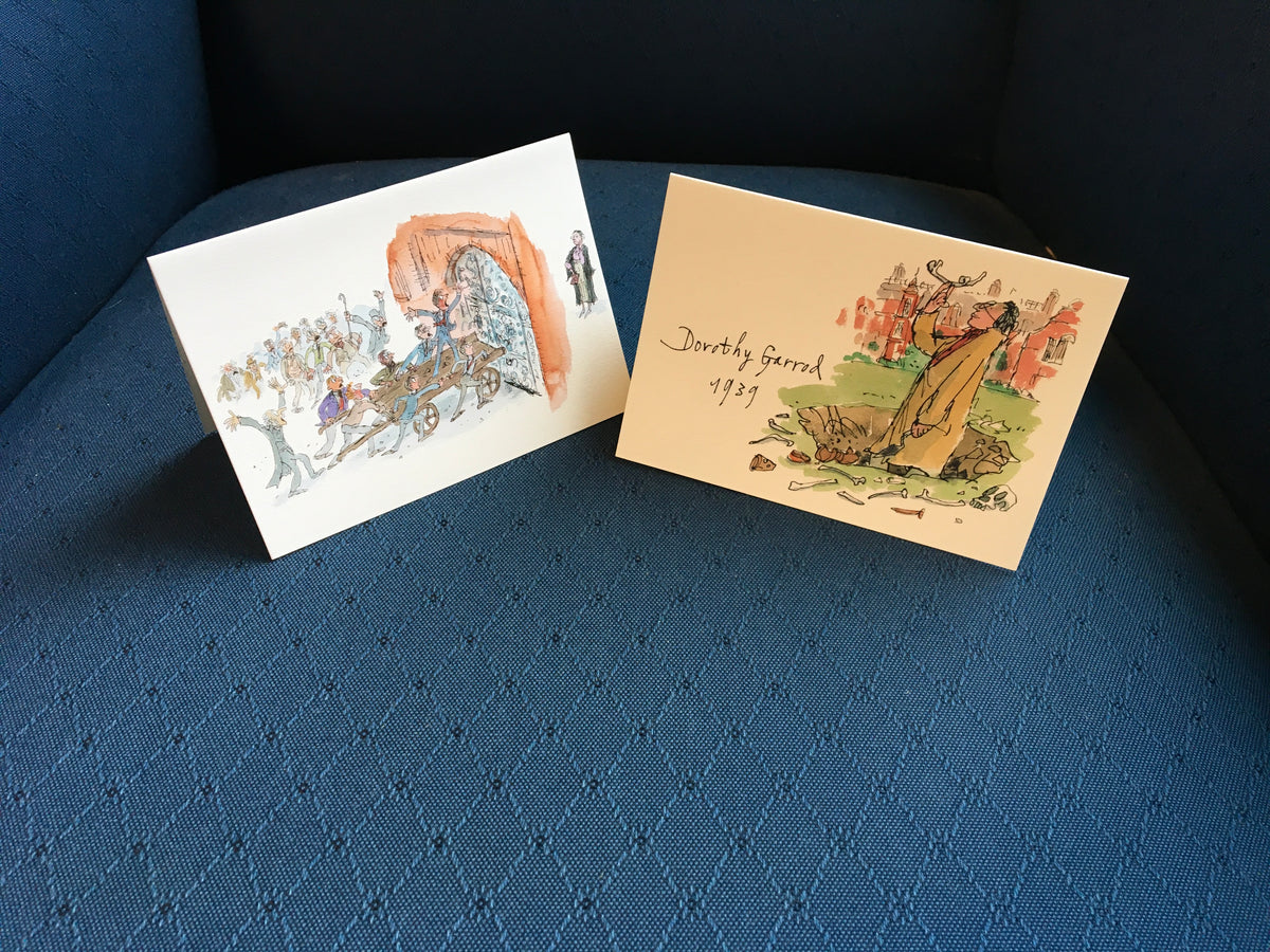Quentin Blake notelets - set of six in three designs – Newnham College ...